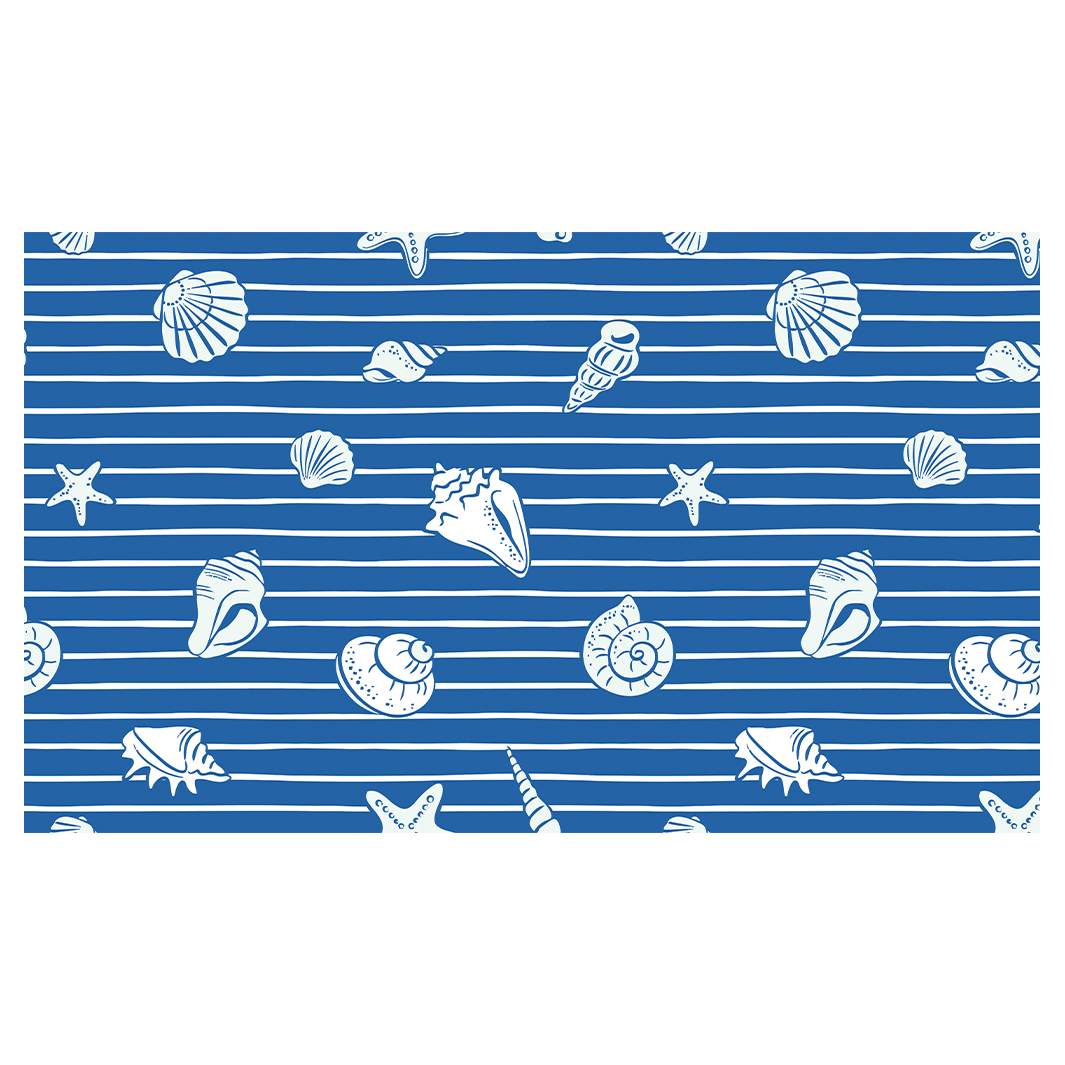 SEASHELL STRIPES RECTANGULAR SCATTER CUSHION